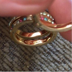 kate spade | Jewelry | Kate Spade Carnival Hinged Stackable Rings 6 ...